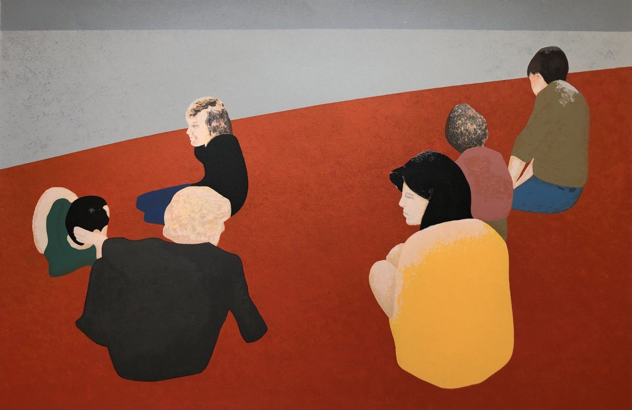 Six Figures in A Landscape by Charles Pachter - Orillia Museum of Art ...